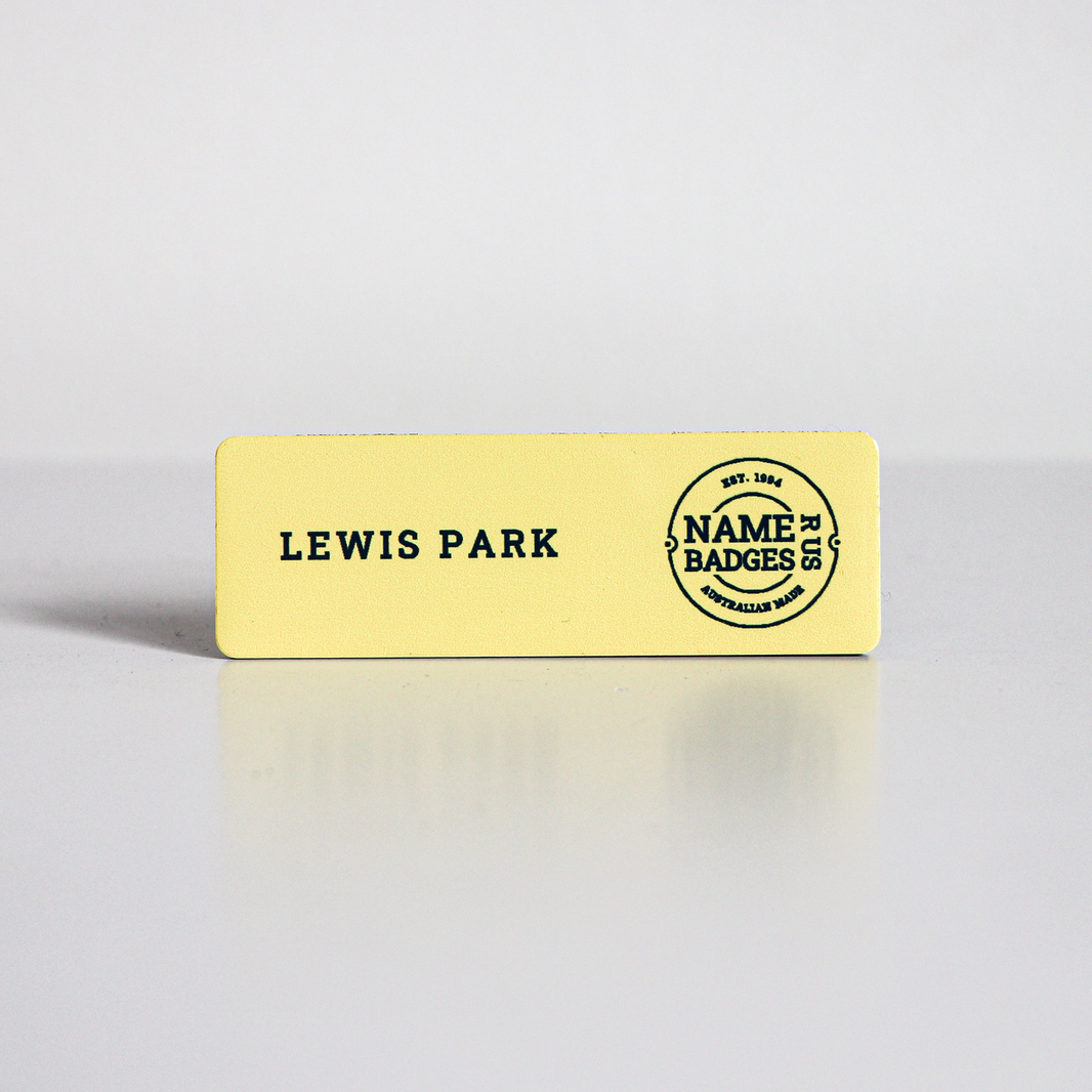 Australian Made Name Badges with Logos – Name Badges R Us