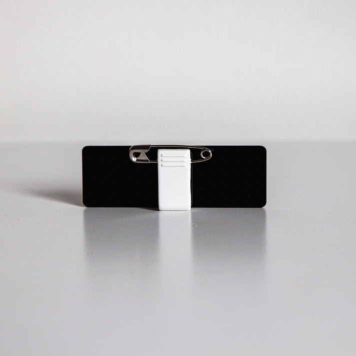 Name Badge with Your Logo & Clip Attachment – Name Badges R Us