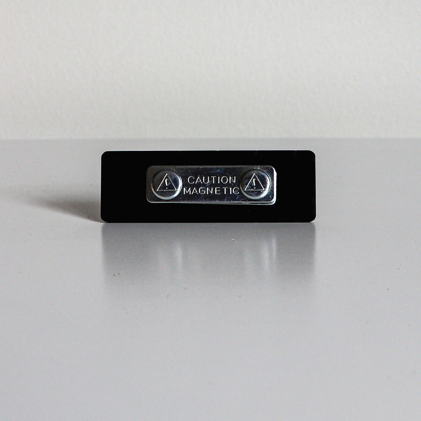 Name Badge with Your Logo & Magnet Attachment – Name Badges R Us