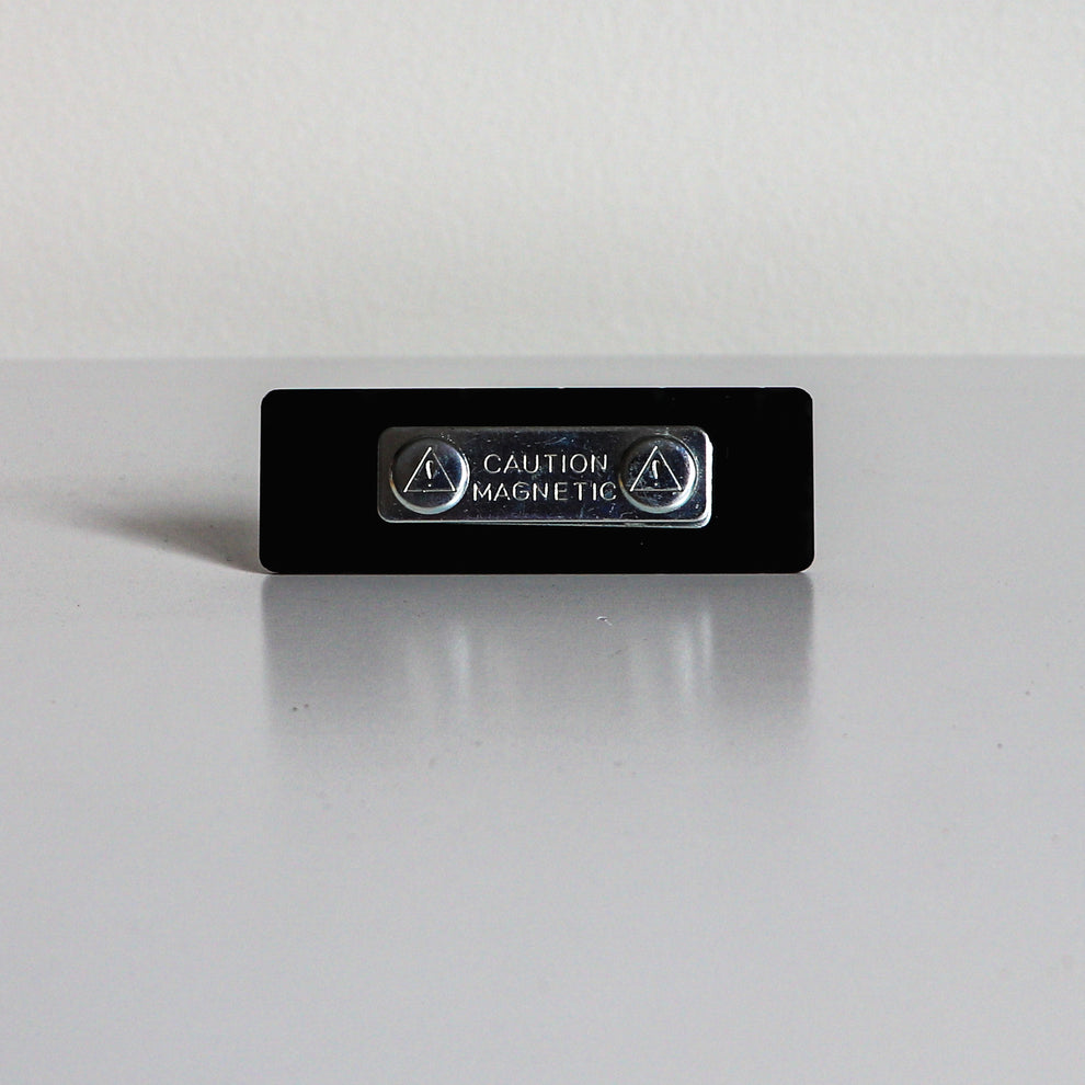 Name Badge with Your Logo & Magnet Attachment – Name Badges R Us