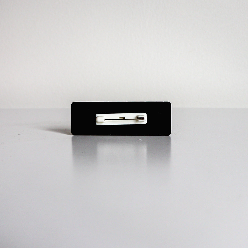 Metal Name Badge with Your Logo & Pin Attachment – Name Badges R Us